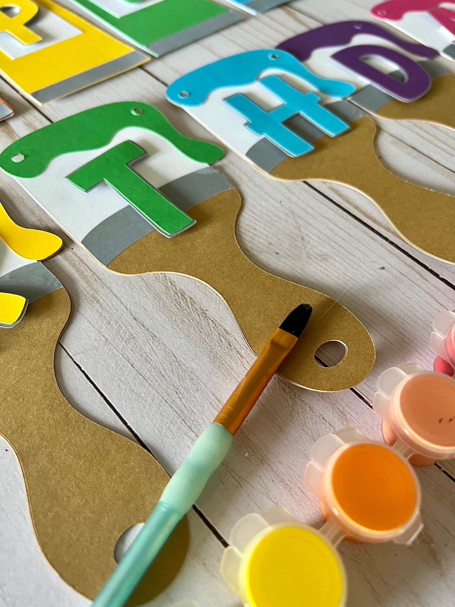 Paint Party Banner, Art Party, Rainbow Party, Art Decorations - Etsy