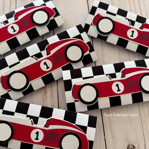 Two Fast Race Car Candy Wrapper Sleeves, Birthday Party Decor - Etsy