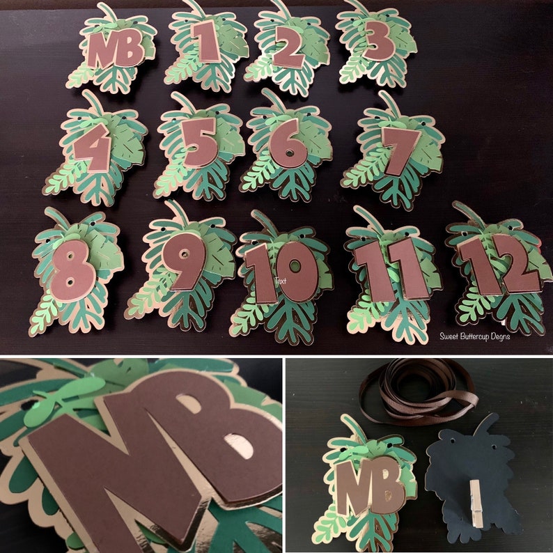 Wild One 3D Letters Safari Themed 3D Letters Jungle Themed - Etsy