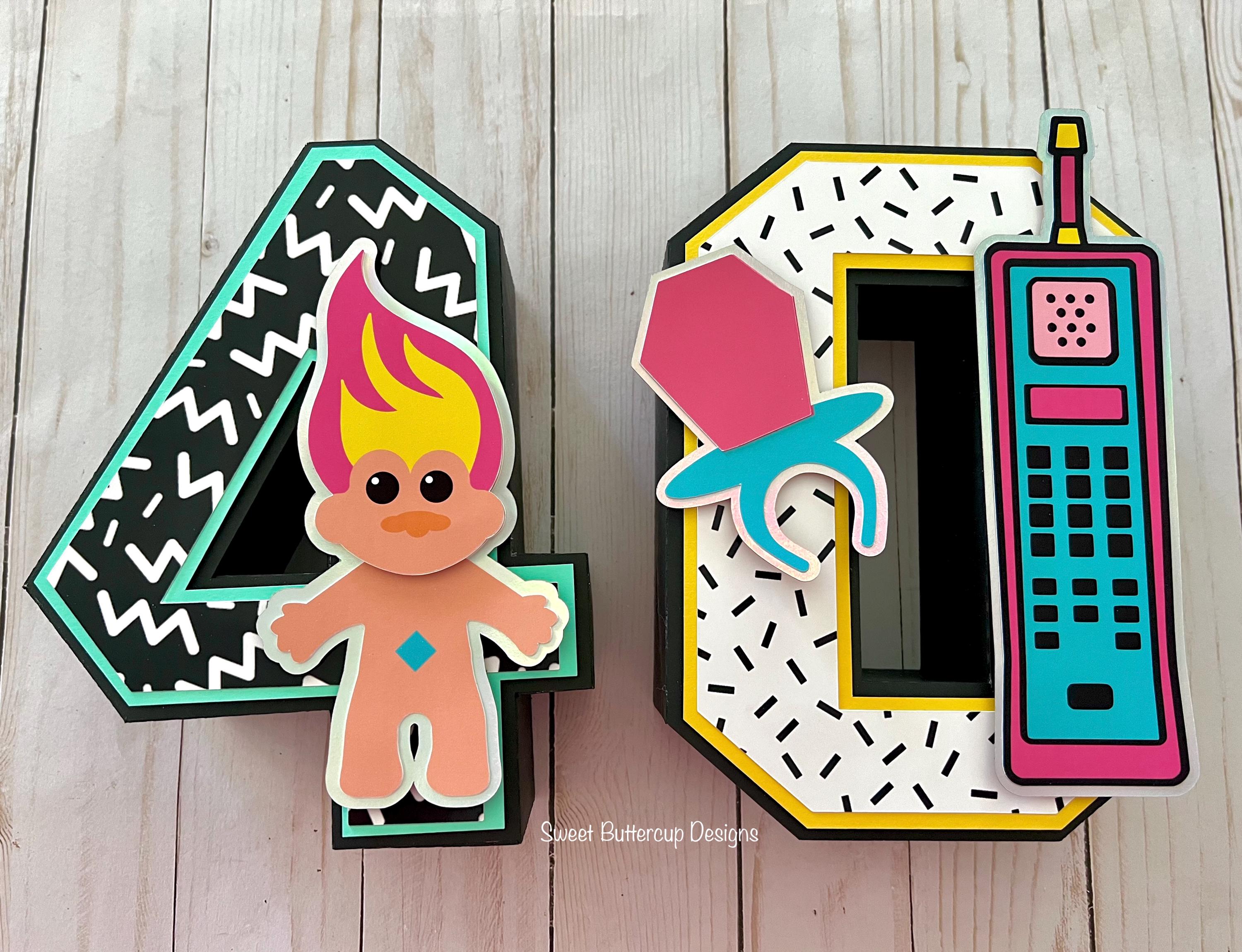90s Party Photo Booth Props, Old School Throwback, Set of 4 - Etsy