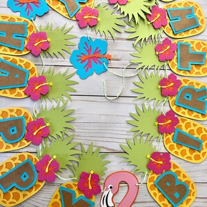 Tropical 3D Letters, Luau Party Decorations , Hawaiian Party ...