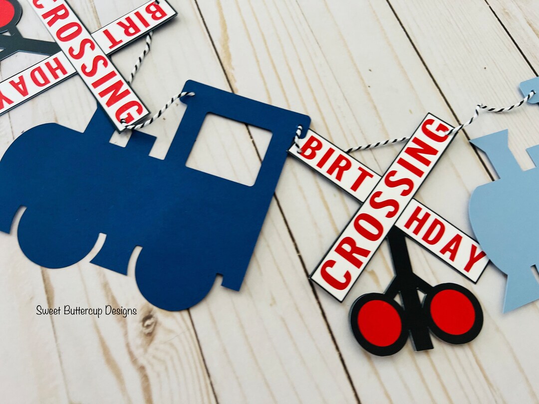 Train Party Garland, Train Garland, Train Theme Party Decorations - Etsy