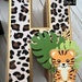 Wild One 3D Letters, Safari Themed 3D Letters, Jungle Themed 3D Letters ...