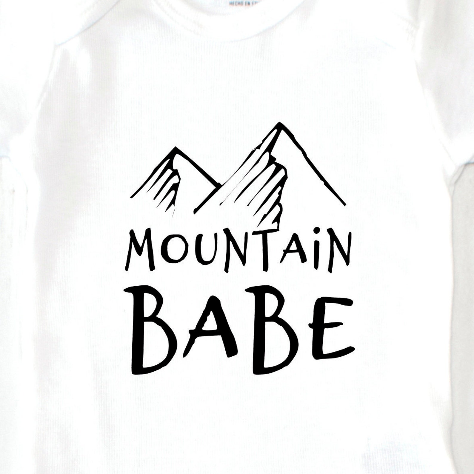 Mountain Babe Baby Onesie® Outdoorsy Baby Clothes Unisex - Etsy