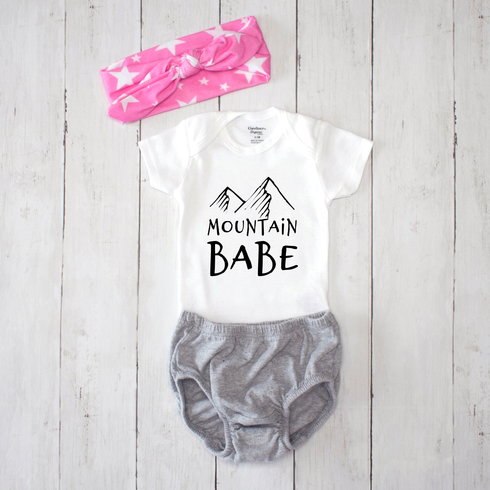 Mountain Babe Baby Onesie® Outdoorsy Baby Clothes Unisex - Etsy