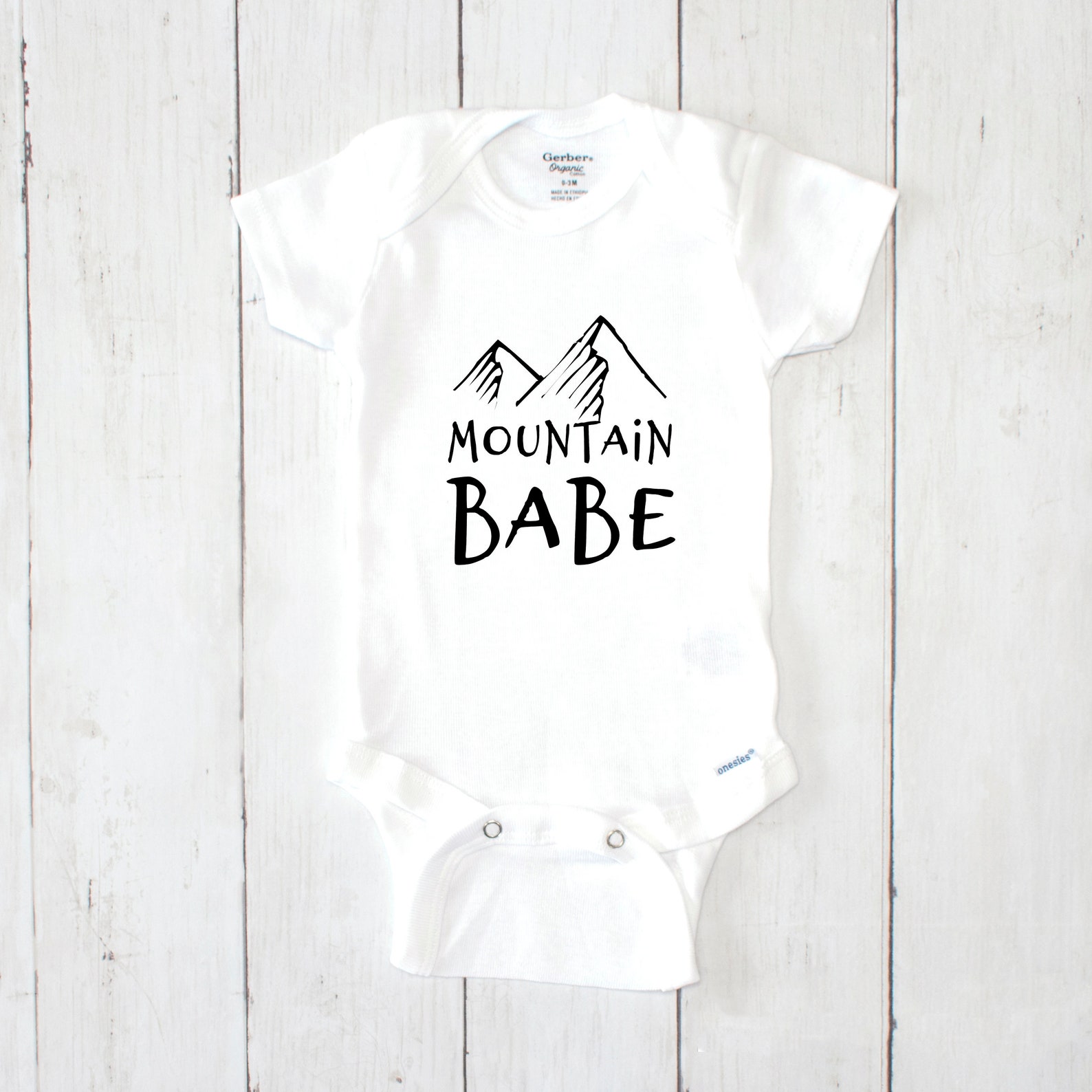 Mountain Babe Baby Onesie® Outdoorsy Baby Clothes Unisex - Etsy