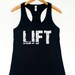 Lift Womens Gym Fitness Tank Top Weight Lifting Gift for Her Workout ...