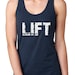 Lift Womens Gym Fitness Tank Top Weight Lifting Gift for Her Workout ...