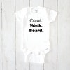 Born to Ride Skateboard Baby Onesie® Baby Onesies Funny Baby Skate ...
