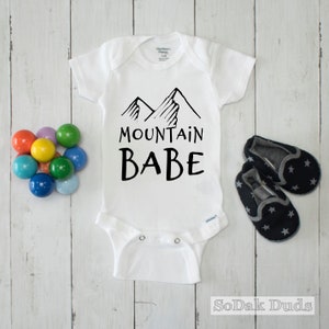 Mountain Babe Baby Onesie® Outdoorsy Baby Clothes Unisex | Etsy
