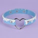 Choker Icing Sprinkles Light Baby Blue White Pastel Rainbow Cute Kawaii ...