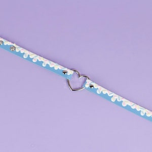 Choker Icing Sprinkles Light Baby Blue White Pastel Rainbow Cute Kawaii ...