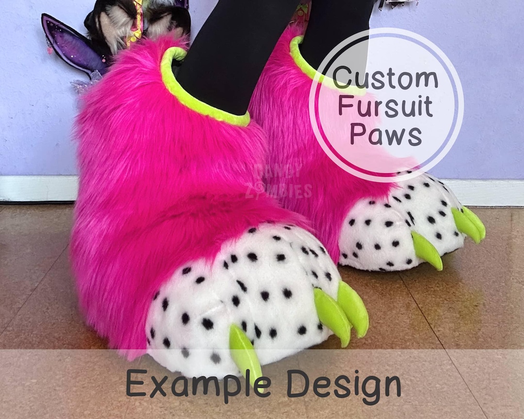 Outdoor Digigrade Feetpaws in Custom Colors - Fursuit Partial ...