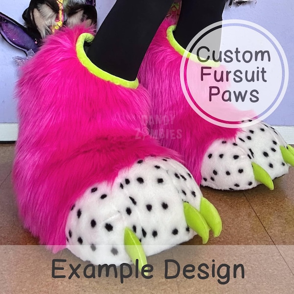 Furry Feet Paws - Etsy