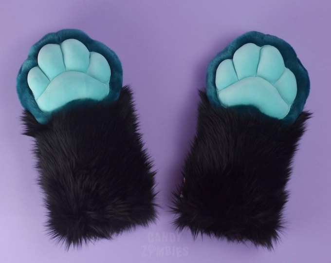Fursuit Mochi Paws - Faux Fur Paws - Fursuit Premade Paws - Furry Hand ...