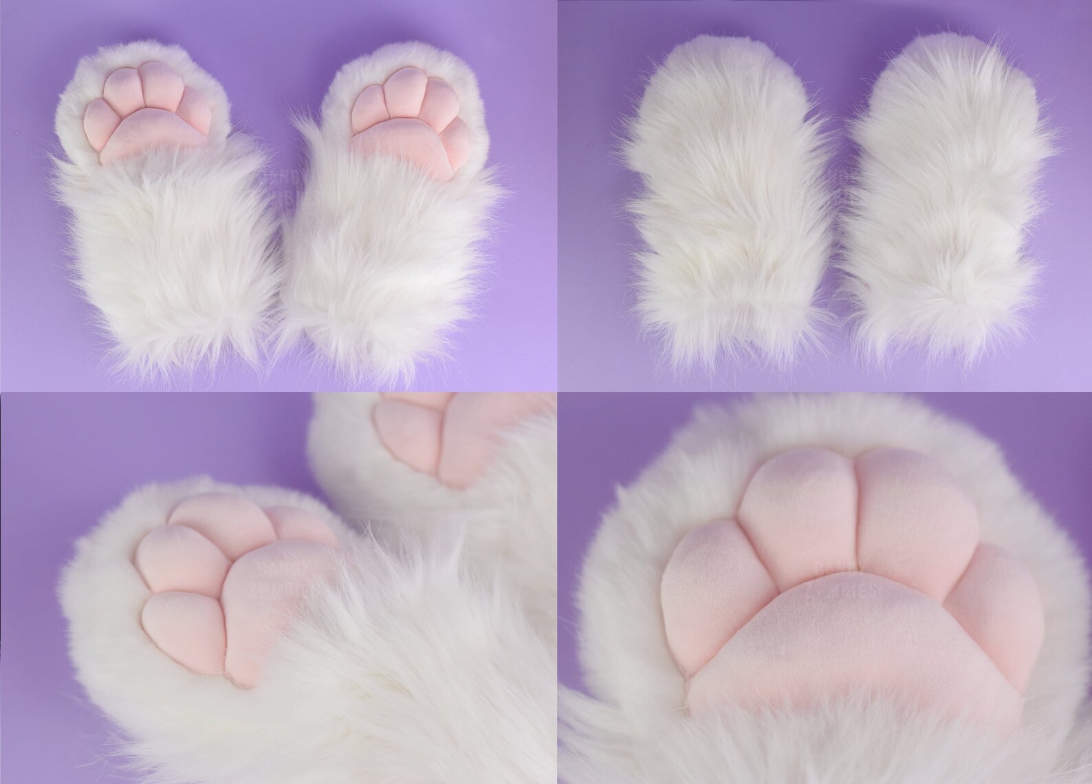 Mochi Paws Faux Fur Paws Chunky Paws in Custom Colors BYO DIY Fursuit ...