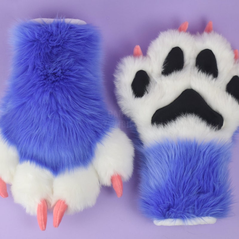 Fluffy Paws Gloves - Etsy