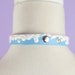 Choker Icing Sprinkles Light Baby Blue White Pastel Rainbow Cute Kawaii ...