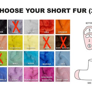 Sockpaws Fursuit Feetpaws Faux Fur Paws in Custom Colors BYO DIY ...