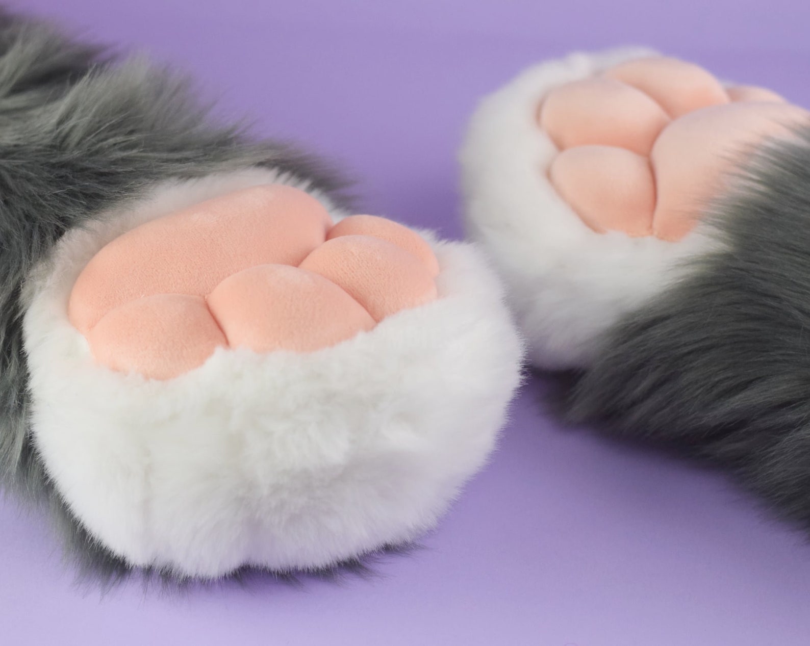 Mochi Paws Faux Fur Paws Chunky Paws in Custom Colors BYO DIY Fursuit ...