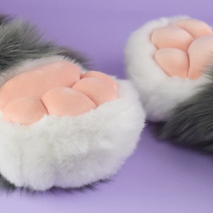 Mochi Paws Faux Fur Paws Chunky Paws in Custom Colors BYO DIY Fursuit ...