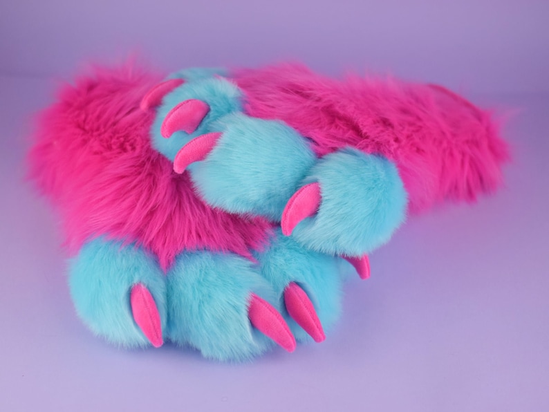 Fursuit Furry Paws Made From Faux Fur - Premade Fursuit Paws for Your ...