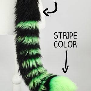 CUSTOM TAIL CAT Fox Tiger Wolf Fluffy Made to Order in the Color of ...