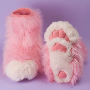 Sockpaws Fursuit Feetpaws Faux Fur Paws in Custom Colors BYO DIY ...