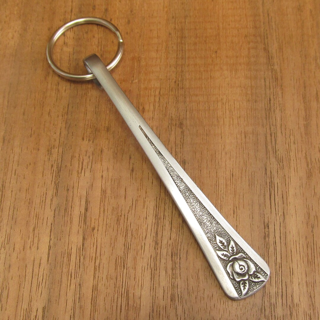 Spoon Key Chain, Key Ring, Key FOB, Stainless Steel, #369 - Etsy