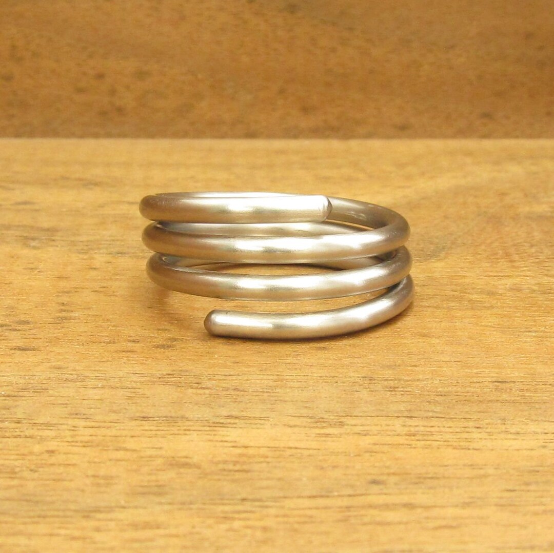 Stainless Steel Wire Ring, Handmade, Heavy Duty, Light Weight, Men ...