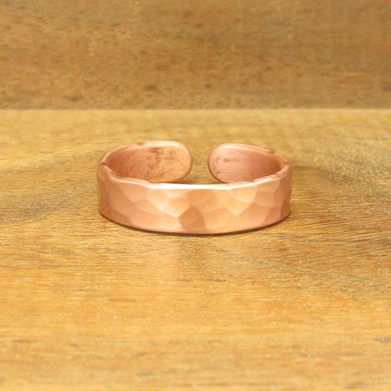 Hammered Copper Ring - Etsy