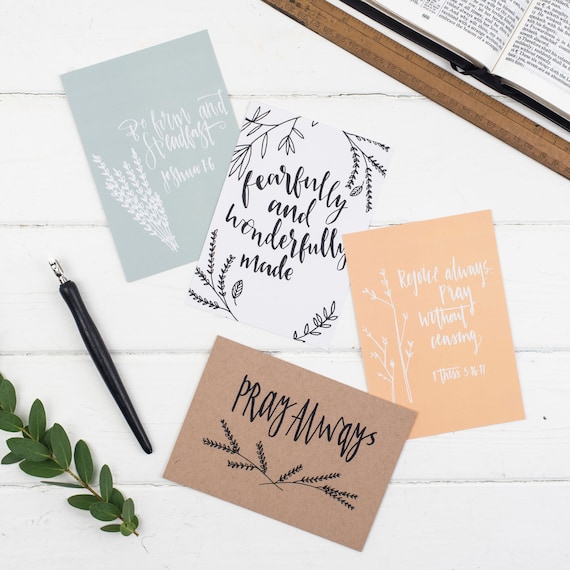 Christian Encouragement Postcards Faith Postcards | Etsy UK