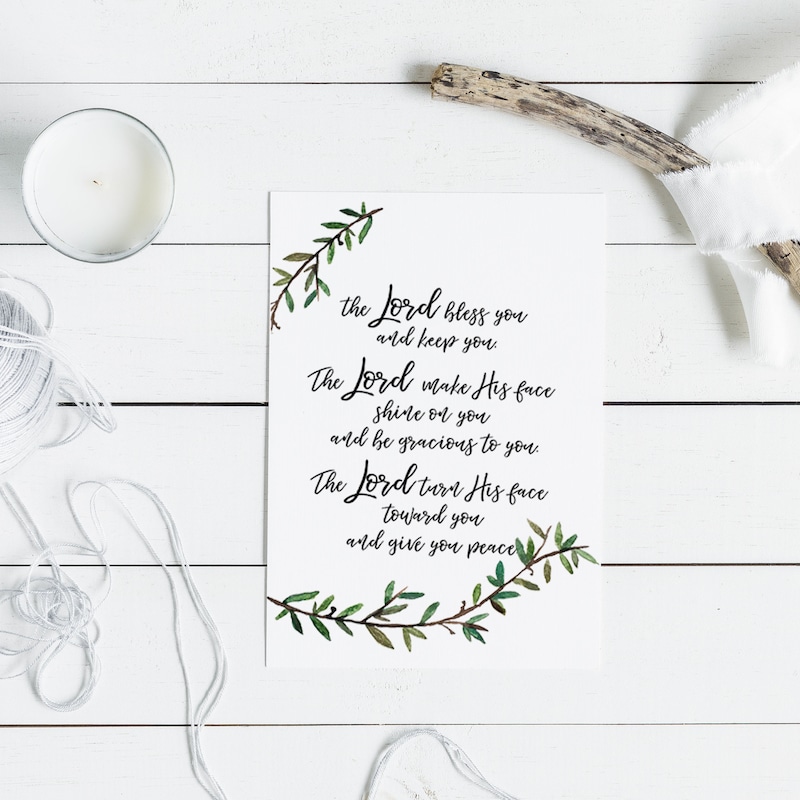 Calligraphy Bible Verses - Etsy UK