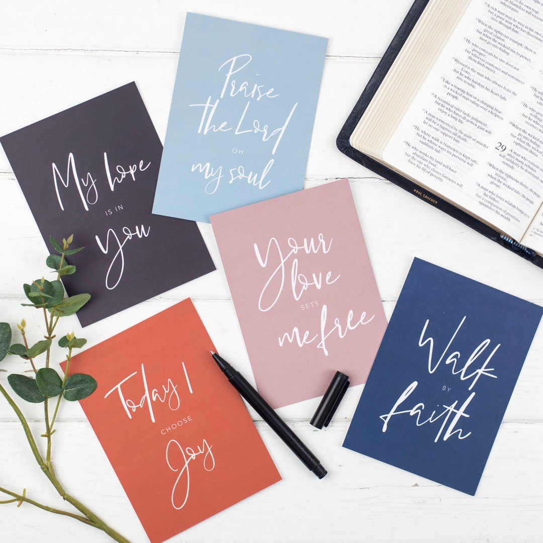Christian Scripture Postcards, Contemporary Faith Postcards, Notecards ...