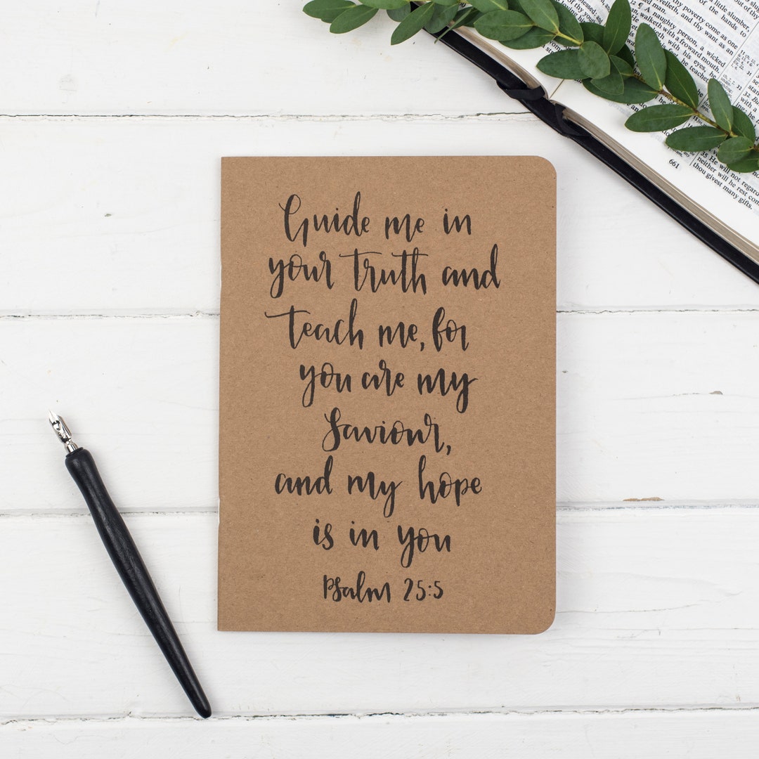 Guide Me in Your Truth Christian Prayer Journal - Psalm 25:5 - Etsy