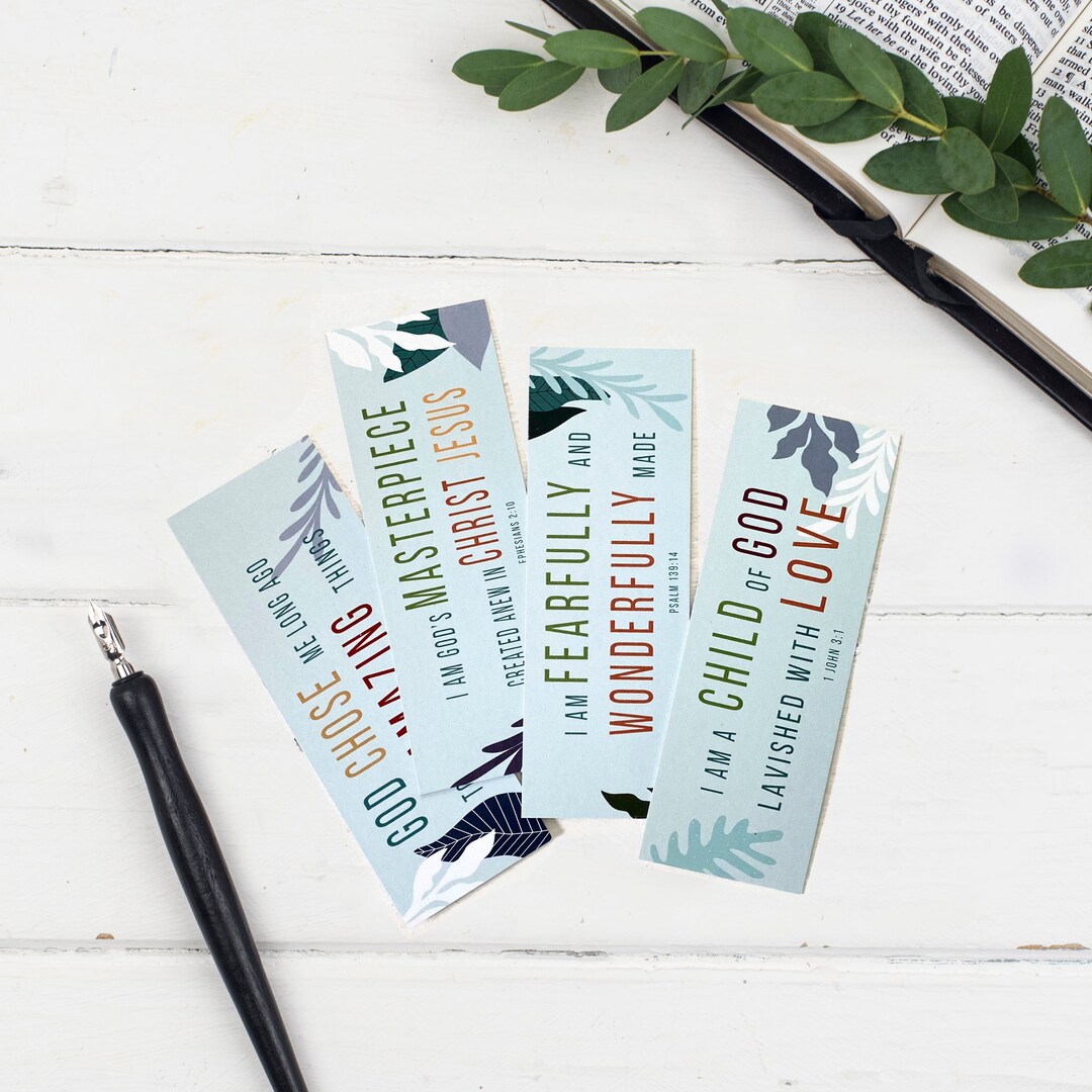 Fearfully and Wonderfully Made Christian Bookmarks, Christian Gifts ...