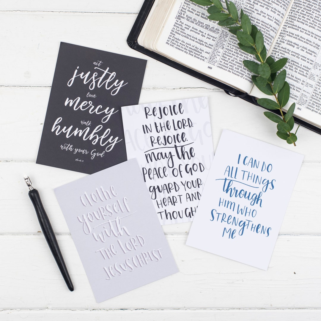 Contemporary Christian Scripture Postcards - Faith Postcards ...