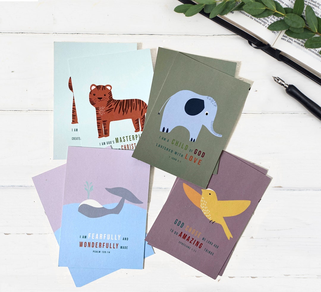 Christian Fearfully and Wonderfully Made Postcards - Faith Postcards ...