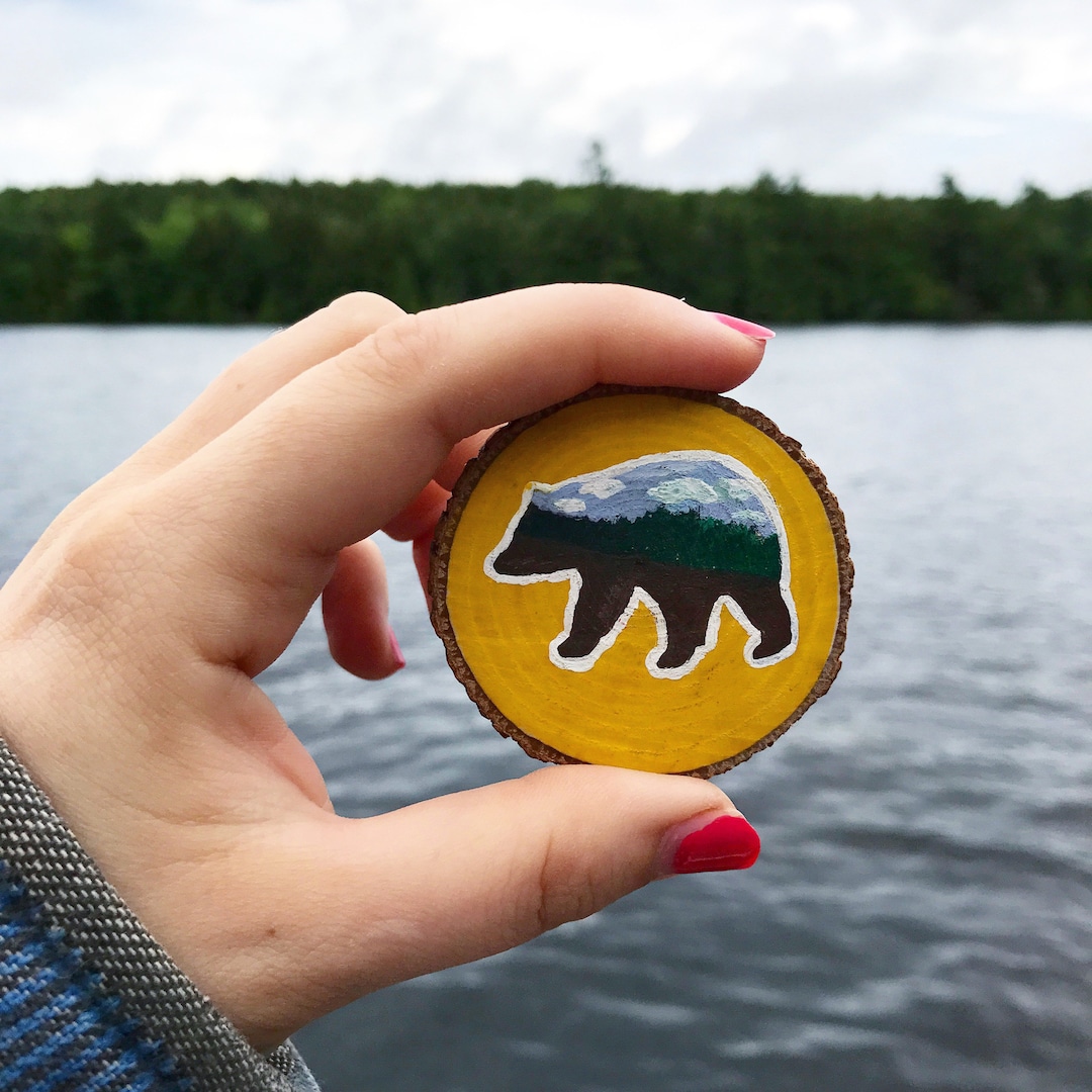 Custom Wood Burned Magnets - Handpainted- - Custom - Nature - Coast to ...