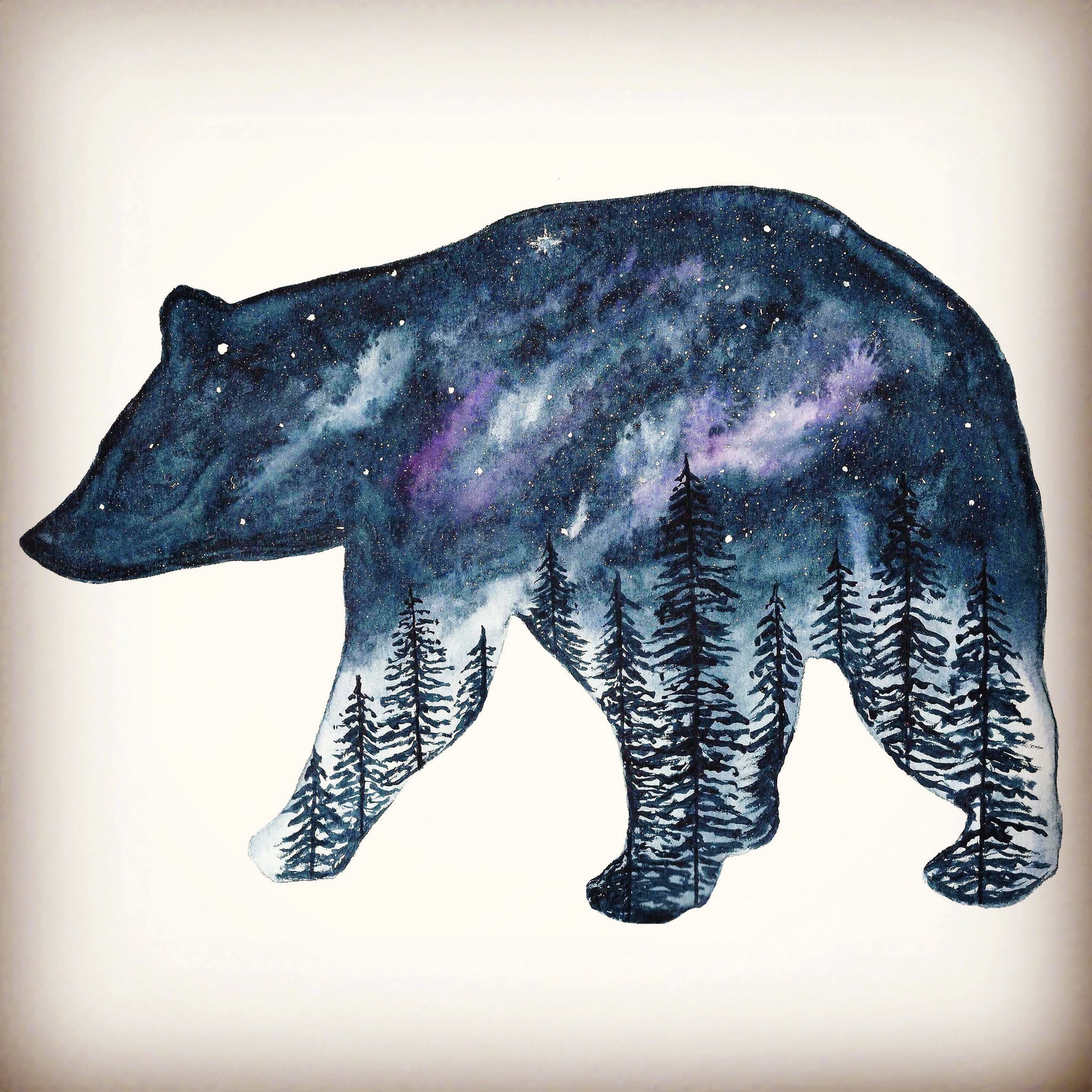The Great Canadian Print Collection - Watercolour - Wildlife - Bear ...