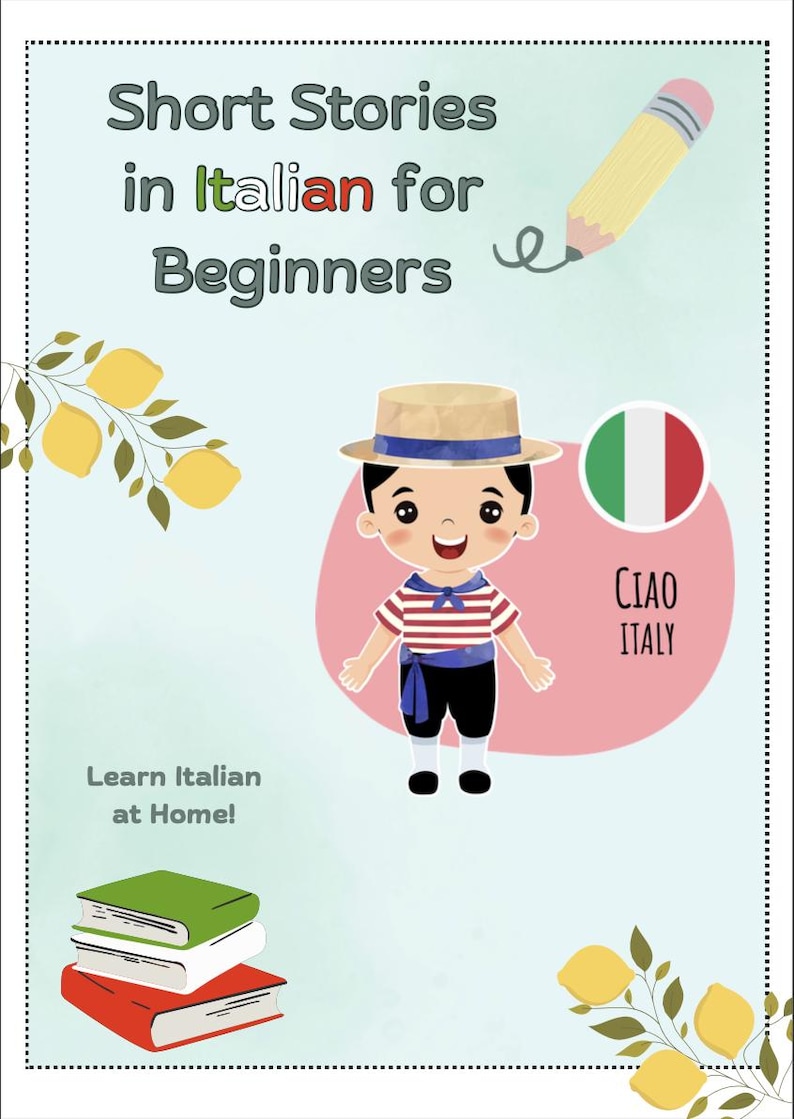 Beginner Italian Short Stories: Fun Italian Language Learning! | Short ...