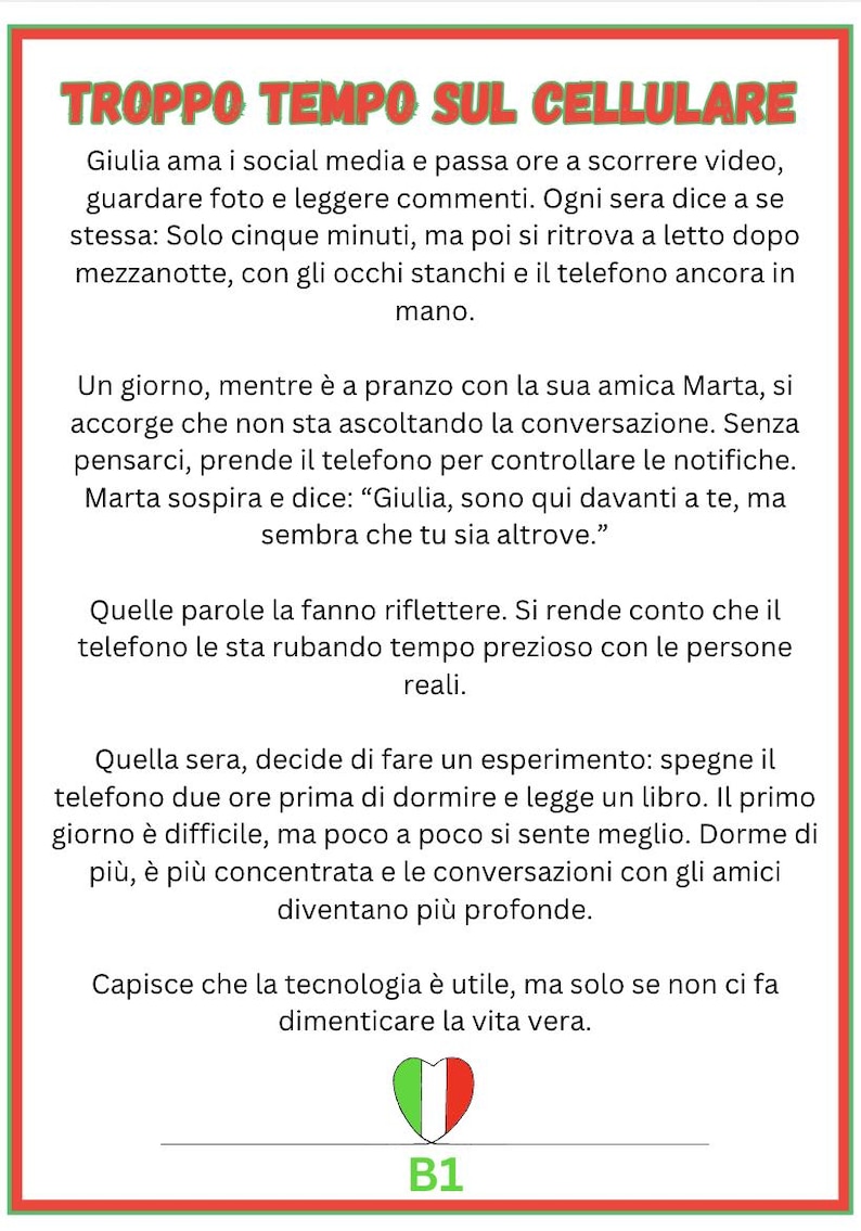 Beginner Italian Story Stories (A2-B1) | Short Stories in Italian With ...