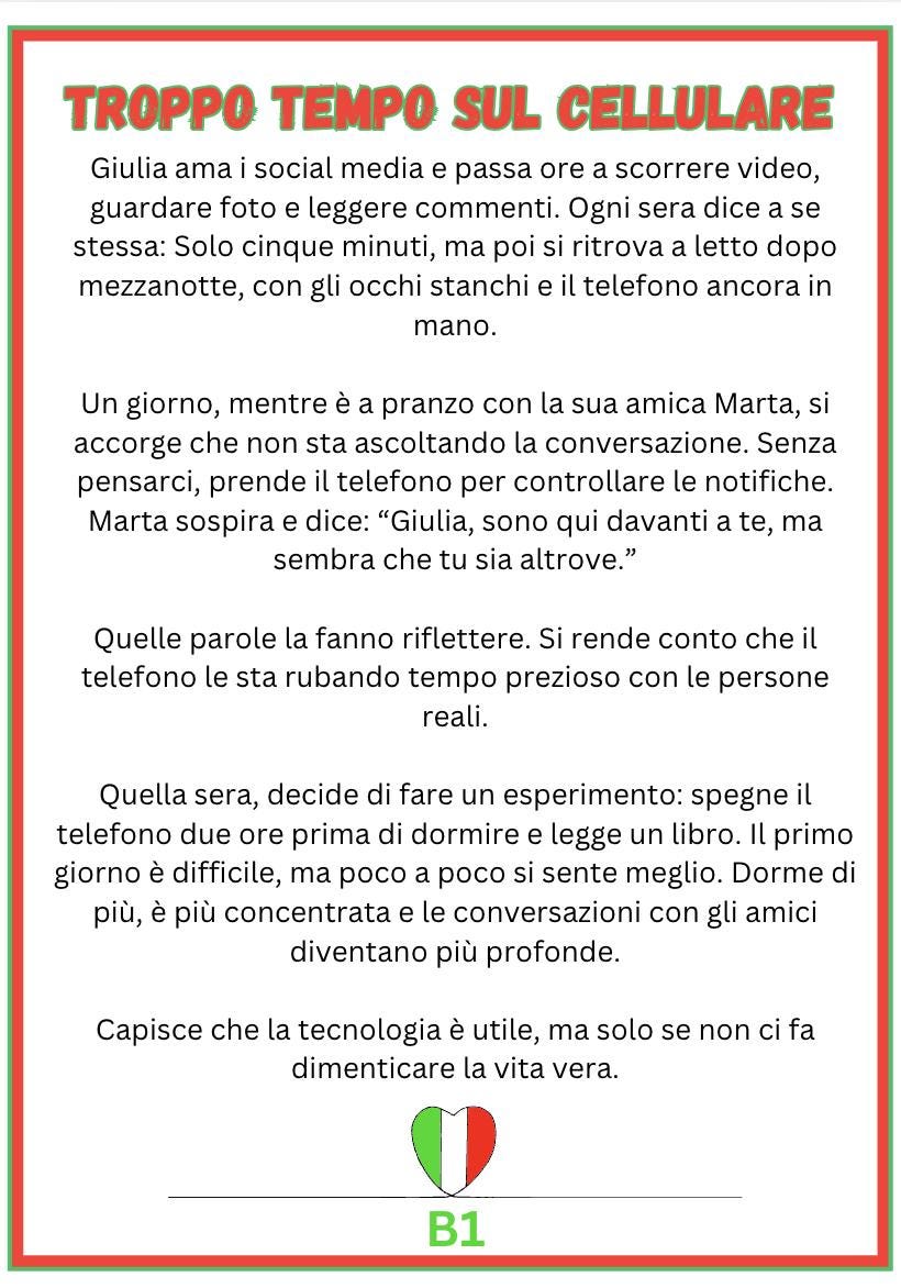 Beginner Italian Story Stories (A2-B1) | Short Stories in Italian With ...