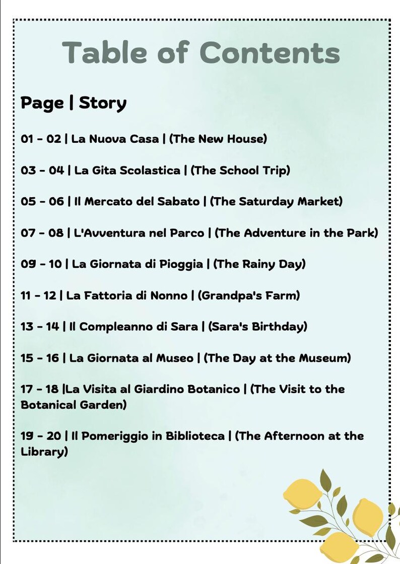 Beginner Italian Short Stories: Fun Italian Language Learning! | Short ...