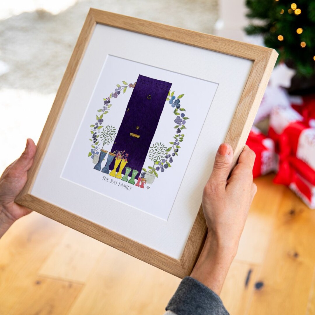 Family Front Door Print - Etsy