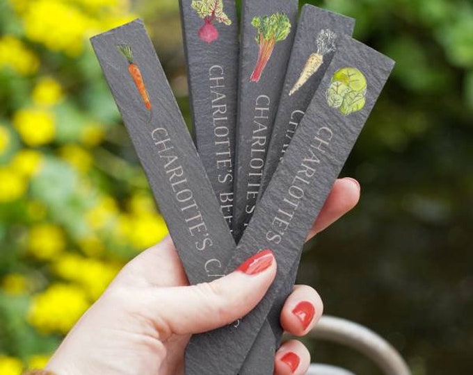VEGETABLE Plant Markers - Etsy UK