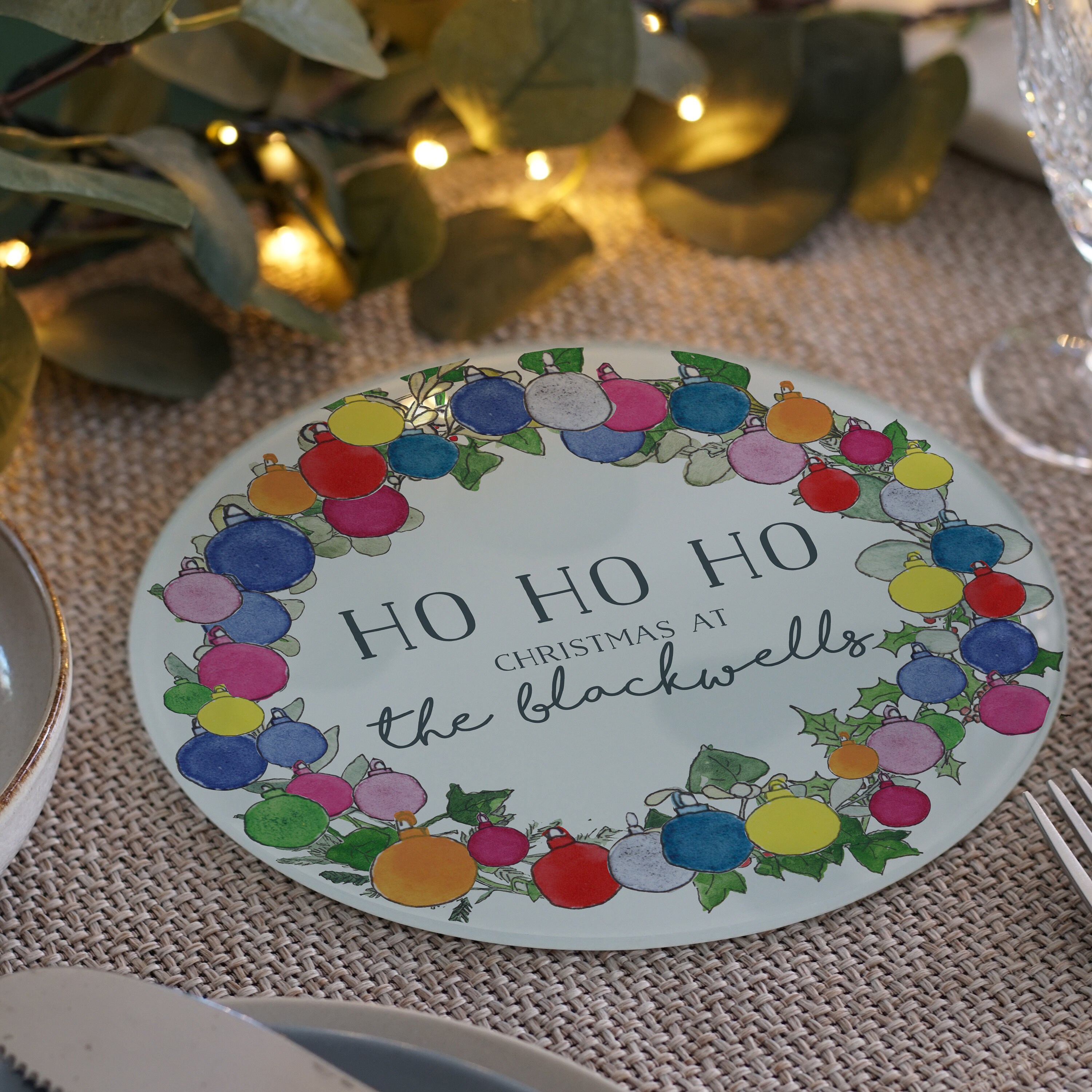 Christmas Bauble Table Centrepiece - Etsy Sweden