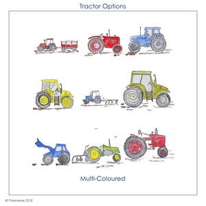 Child's Tractor Nursery Print - Etsy