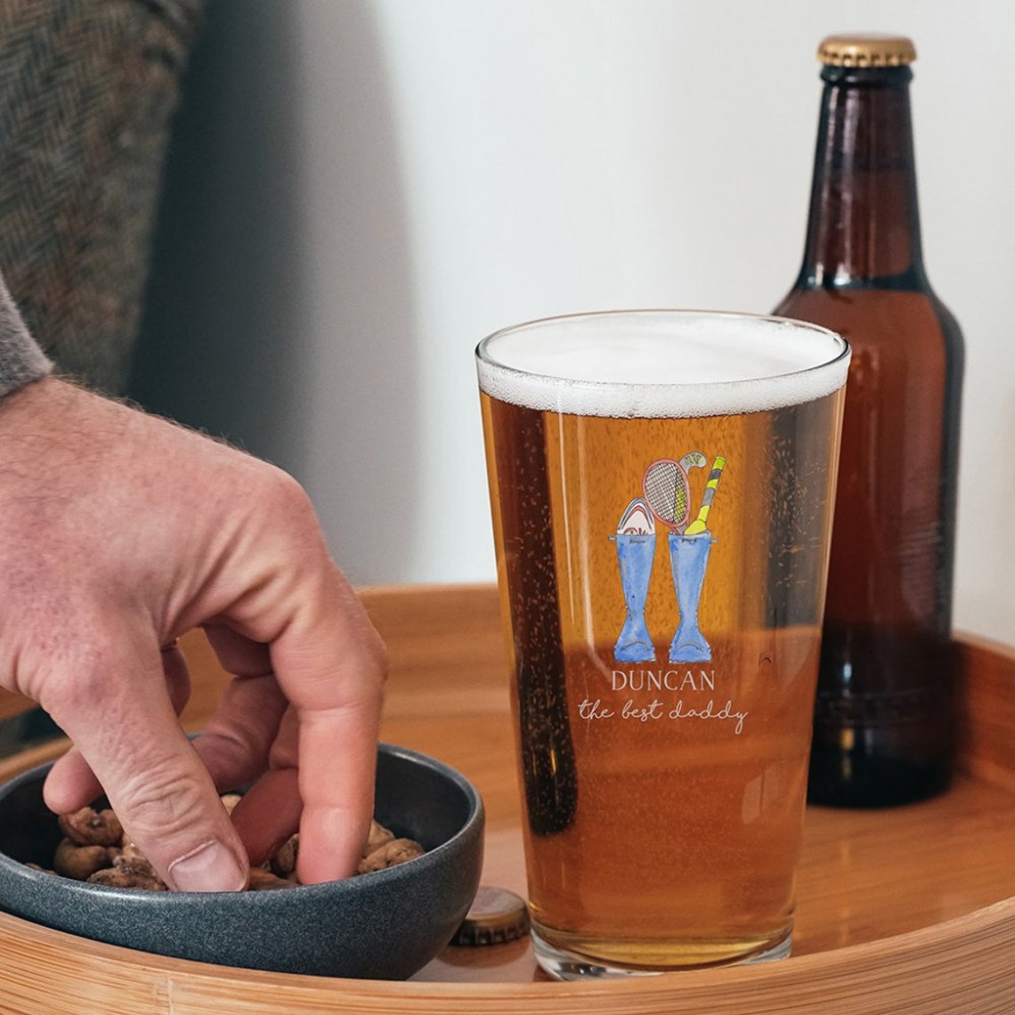 Personalised Welly Boot Pint Glass - Etsy UK