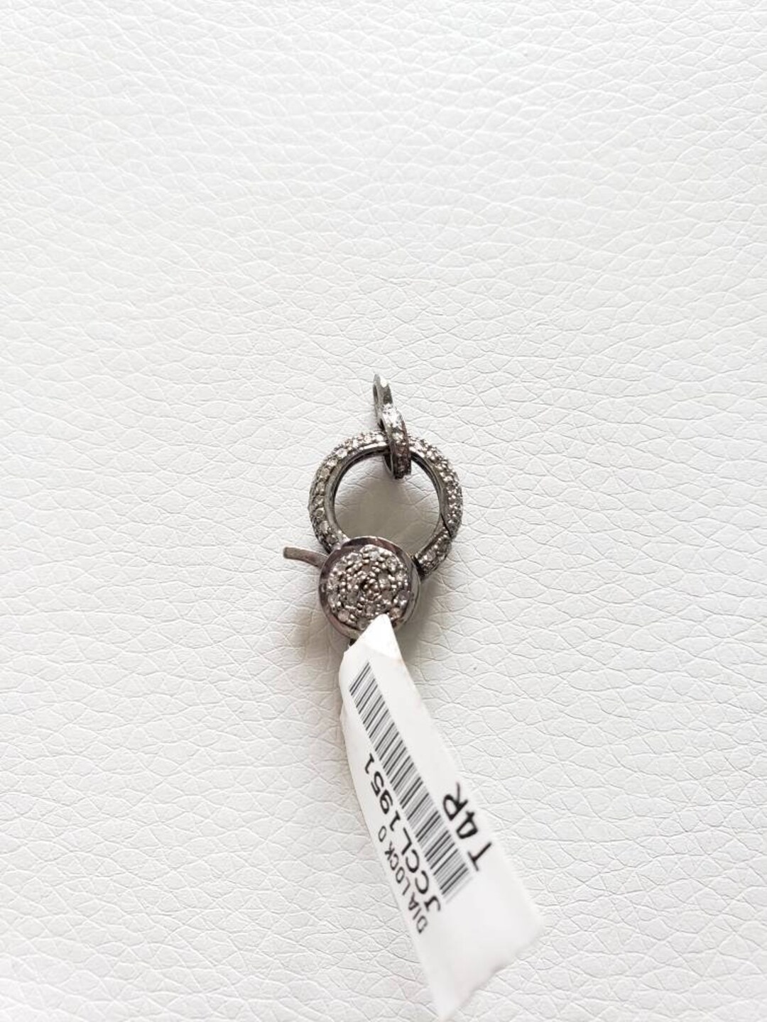 Diamond Clasp , Silver Diamond Clasp ,pave Diamond Clasp - Etsy